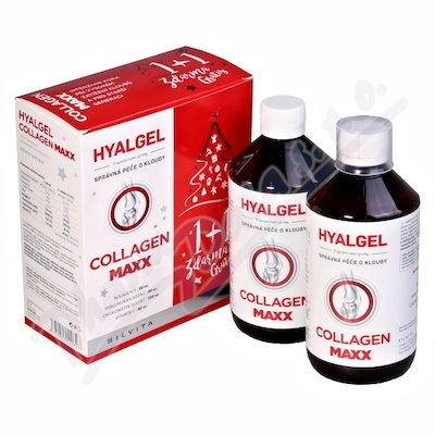Hyalgel Collagen MAXX vánoční balení 2020 2x500 ml | Nonstop Lékárna