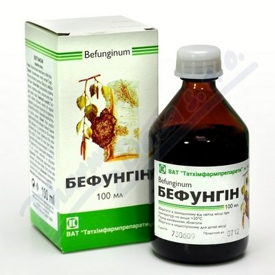 Befungin extrakt z čagy 100ml - II. jakost cena od 309 Kč | Nonstop lékarna