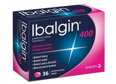 IBALGIN 400MG potahované tablety 36 cena od 102 Kč | Nonstop Lékárna