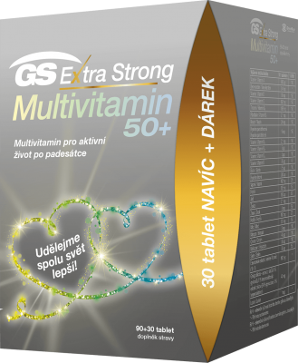 GS Extra Strong Multivitamin 50+, 120 tablet, edice 2020 | Nonstop Lékárna