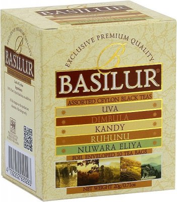 BASILUR Leaf of Ceylon Assorted přebal 10x2g | Nonstop Lékárna